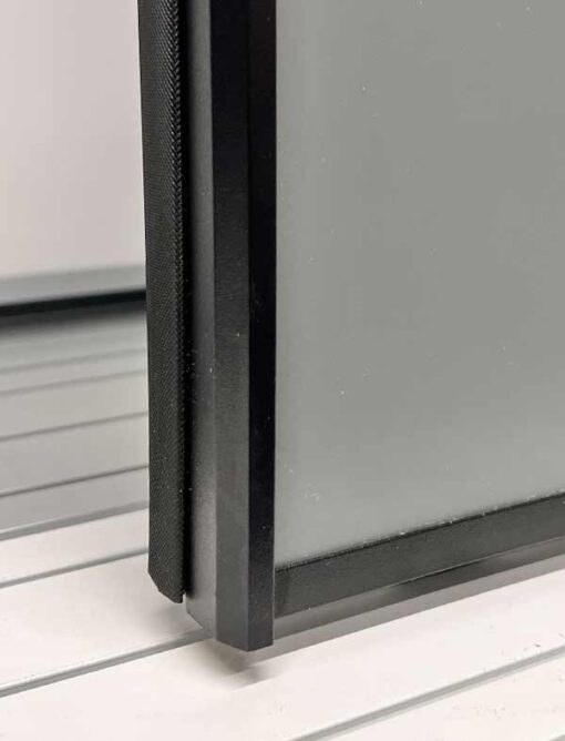 White Melamine Sliding Doors - Triple Tracks - NOVA INTERIOR