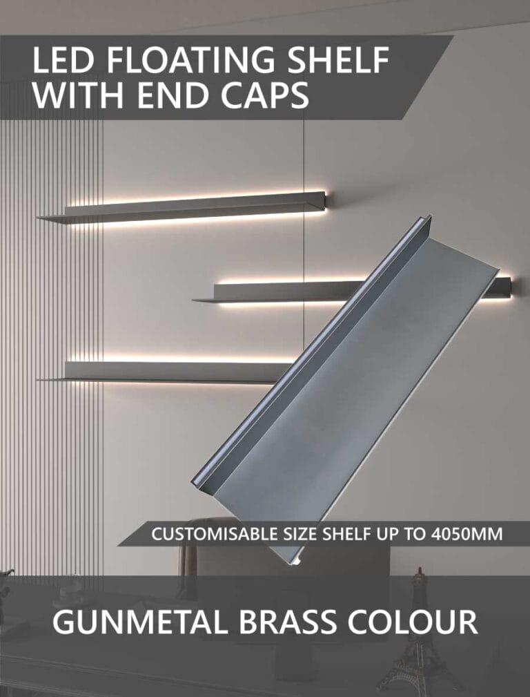 LED Floating Shelves – Modern Lighting & Sleek Wall Display - NOVA INTERIOR