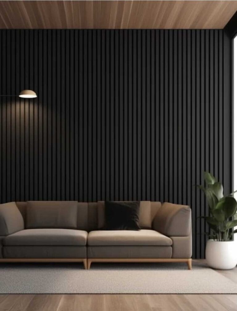 Premium Timber slat acoustic panel - DARK OAK - NOVA INTERIOR